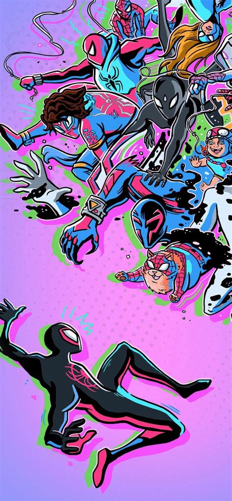 Spider Man Across The Spiderverse 1440x2560 Wallpaper Fondo De