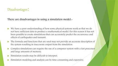 Introduction To Simulation And Modeling Pptx