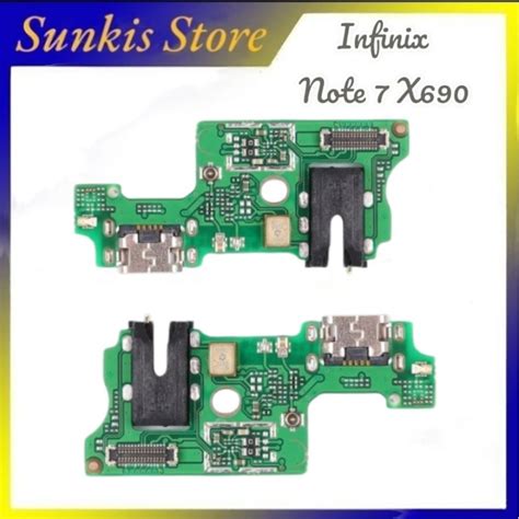 Jual Konektor Charger Infinix Note X Non Ic Papan Cas Mic Board Charger Shopee Indonesia