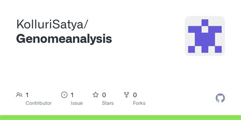 Github Kollurisatya Genomeanalysis