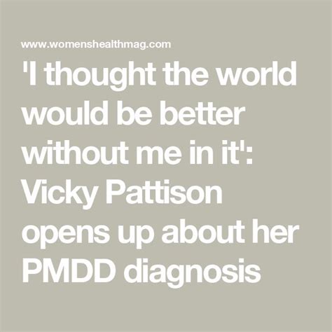 Vicky Pattison Opens Up About Her Pmdd Diagnosis