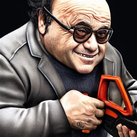 Hyperrealistic Mixed Media Image Of Danny Devito Stable Diffusion