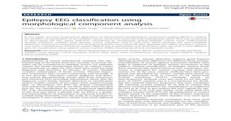 Pdf Epilepsy Eeg Classification Using Morphological Component Dokumen Tips