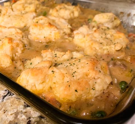 Chicken Pot Pie With Red Lobster Biscuit Topping At Kimberly Mayer Blog