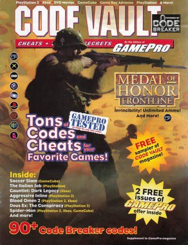 Code Vault Supplement To Gamepro Issue 170 November 2002 Gamepro Supplements Retromags
