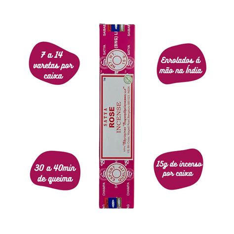 Incenso De Massala Satya Rose Shopee Brasil