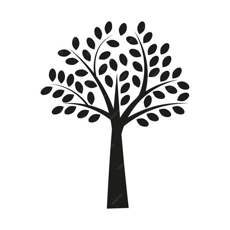 Premium Vector Fantasy Tree Organic Concept Tree For Concept Design