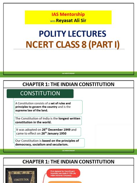 Class 8 Polity Part I Pdf Secularism Judiciaries
