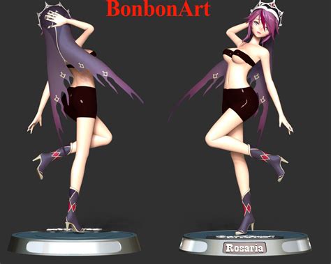 Rosaria Genshin Impact D Model By Bon Bon Art