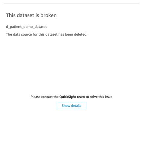 Unleashing The Power Of Aws Quicksight Overcoming Data Source Deletion