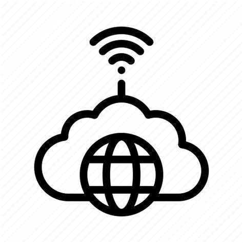 Internet Cloud Computing Wifi Technology Data Digital Icon Download On Iconfinder