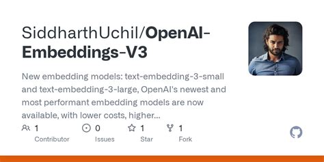 Github Siddharthuchilopenai Embeddings V3 New Embedding Models Text Embedding 3 Small And