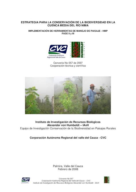 Pdf Estrategia Para La ConservaciÓn De La Biodiversidad · 2020 1 10 · Cercas Vivas Mixtas