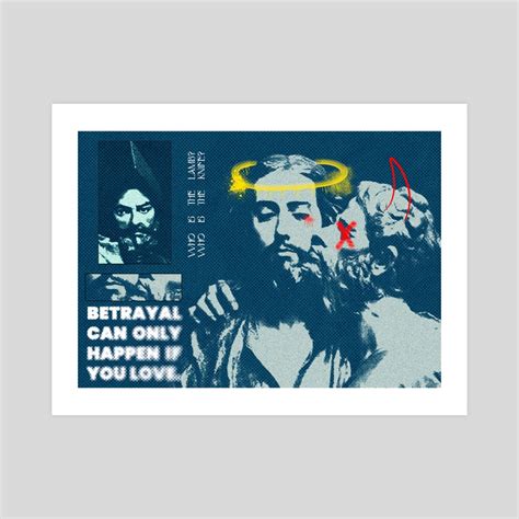 Judas Kiss An Art Print By Noelle Obnimaga Inprnt