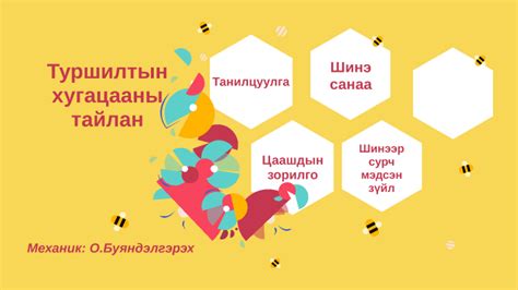Туршилтын хугацааны тайлан By Ц Ариунаа On Prezi