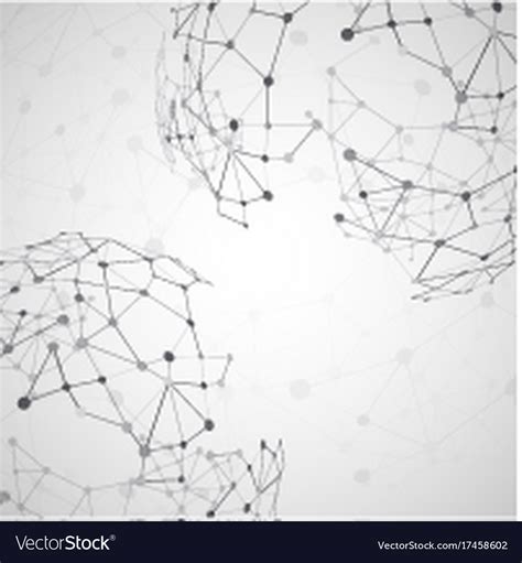 Molecular Structure Network Connection Royalty Free Vector