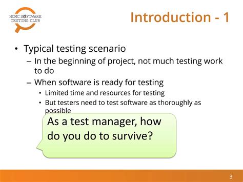 Hcmc Stc Jan 2015 Risk Based Software Testing Approaches Pdf Educational Assessment