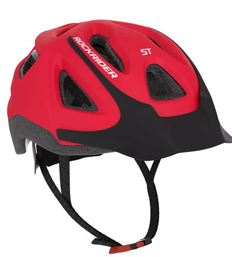 MTB-Helm - Rockrider ST 100 rot