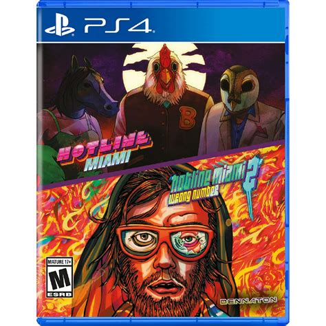 Hotline Miami And Hotline Miami 2 Wrong Number Sony Playstation 4
