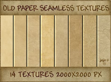 Old Paper Seamless Textures By Jojo Ojoj On Deviantart