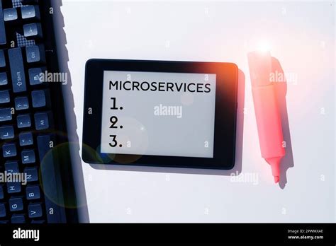 Conceptual Display Microservices Internet Concept Software Development