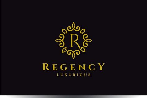 Regency Letter R Vector Logo Template