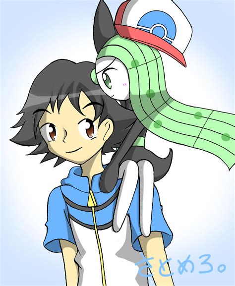Ash X Meloetta Happy Forever By Donelquixz On Deviantart