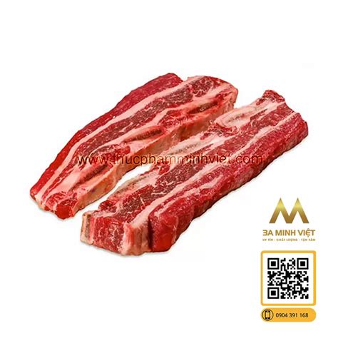 Sườn Non Bò Mỹ Có Xương 500g Thực Phẩm Minh Việt