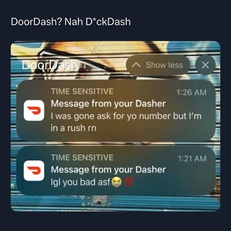 Doordash? Nah 🍆 dash : r/doordash