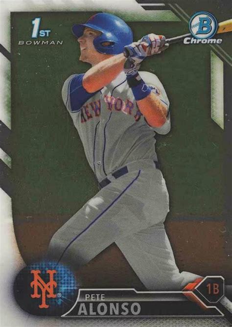 2016 Bowman Draft Pete Alonso Bdc92 Baseball Vcp Price Guide