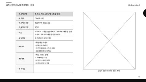 마케터 마케팅 포트폴리오 Ppt 템플릿 20매