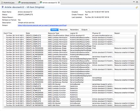 Aws Toolkit For Eclipse Serverless Applications Aws Developer Tools Blog