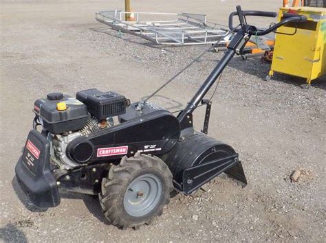 Craftsman 208cc 18 Tiller Dual Direction Tires Used Works Great