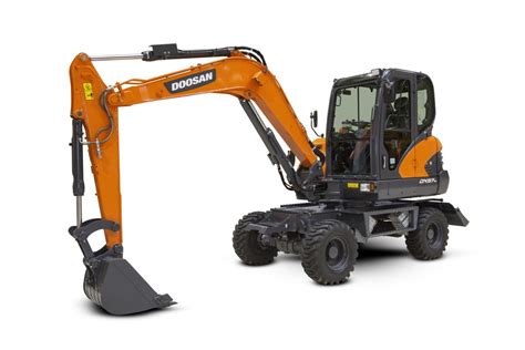 Doosan DX57W 5 Mini Excavator Wheeled Gordons Construction