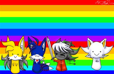 Chibi Rainbow By Luxsia On Deviantart