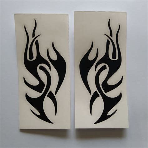 Sticker Cutting Motif Api 6 Lazada Indonesia