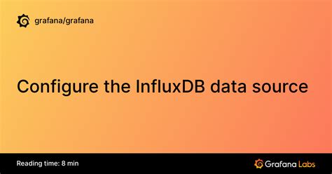 Configure The Influxdb Data Source Grafana Documentation