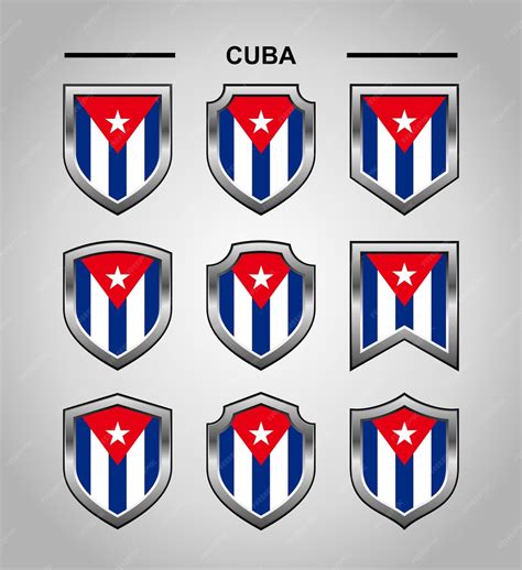Premium Vector Cuba National Emblems Flag And Luxury Shield