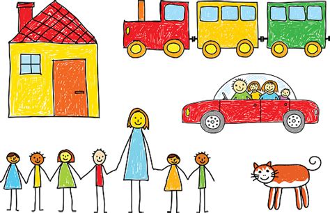 向量圖形向量圖形及更多兒童畫圖片 兒童畫 汽車 開車 Istock
