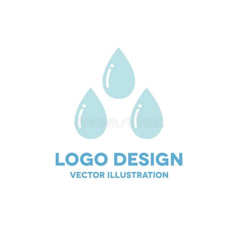 Icono Vector De Caídas De Agua Stock De Ilustración Ilustración De