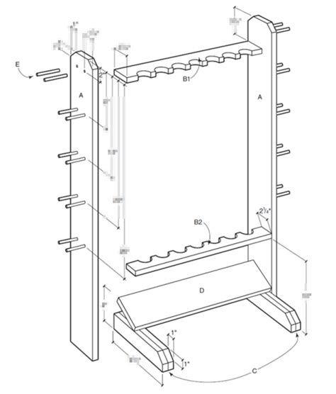 Reel In Success Diy Fishing Rod Rack Plans Showcase Your Gear And