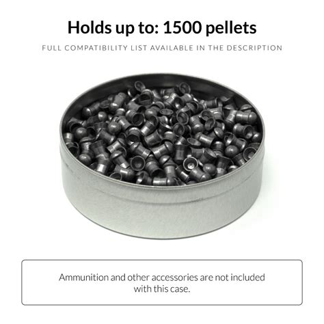1500 177 Pellet Ammo Case Shooting Ammunition Box Air Rifle Pistol Ebay