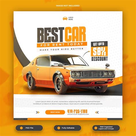 Pagina Auto Banner Auto Instagram Post Gratis Vectoren En Psd Om