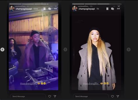 Drake Gushes Over Uncle Waffles Shares Her Video And Image On His