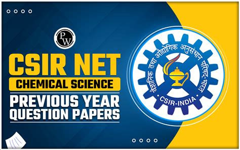 Csir Net Chemical Science Previous Year Question Papers Download Pdf