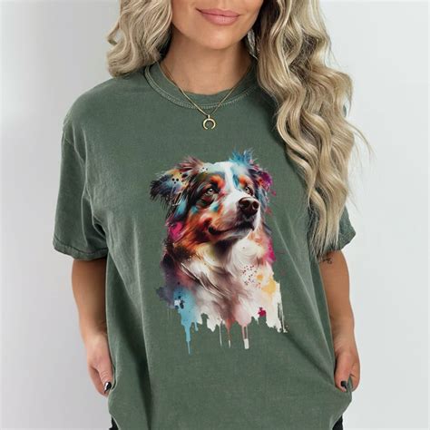 Comfort Colors Australian Shepherd Shirt Aussie Tee Shirt Shepherd