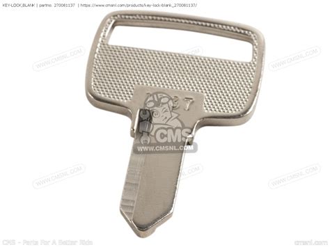 270081137 Key Lockblank Kawasaki Buy The 27008 1137 At Cmsnl