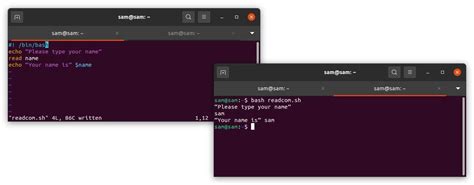 Comment Utiliser La Commande Read Dans Bash