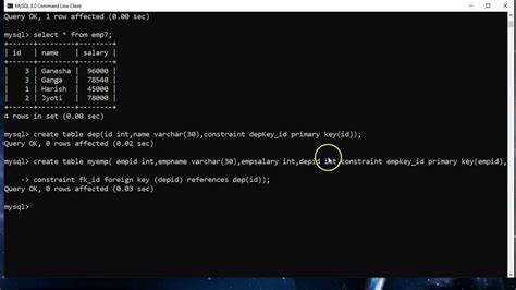 Mysql10what Is Foreign Key Constraint In The Mysql Databases Youtube