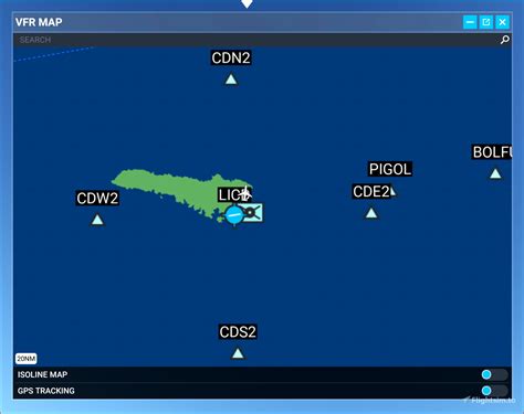 List Of Visual Reporting Points Vrps For Italy For Microsoft Flight Simulator Msfs